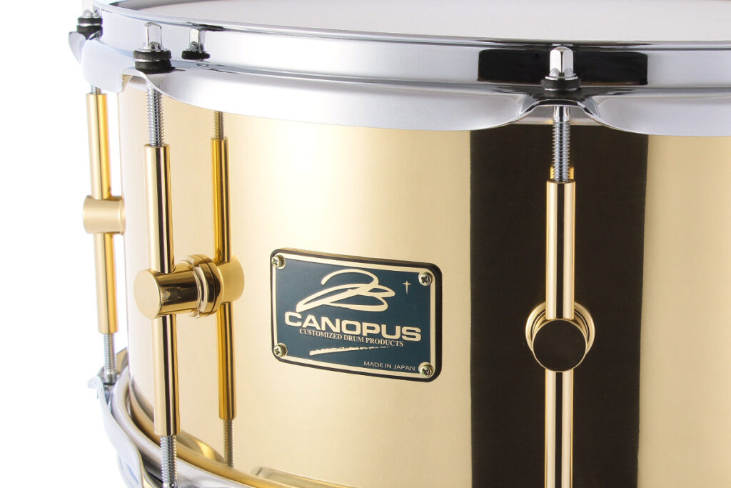 [Discontinued] The Brass Snare Drum - Canopus Drums