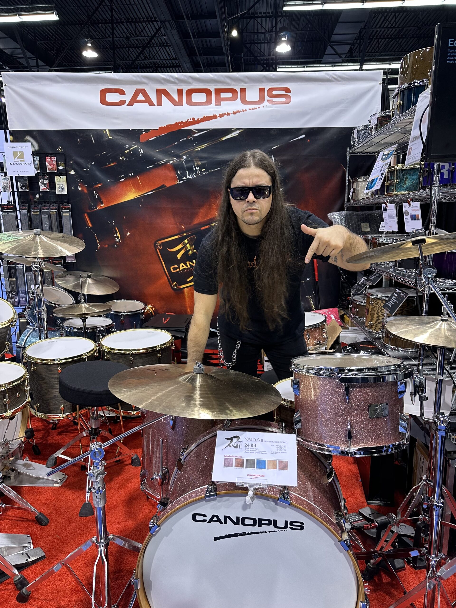 Canopus artists in NAMM - Canopus Drums